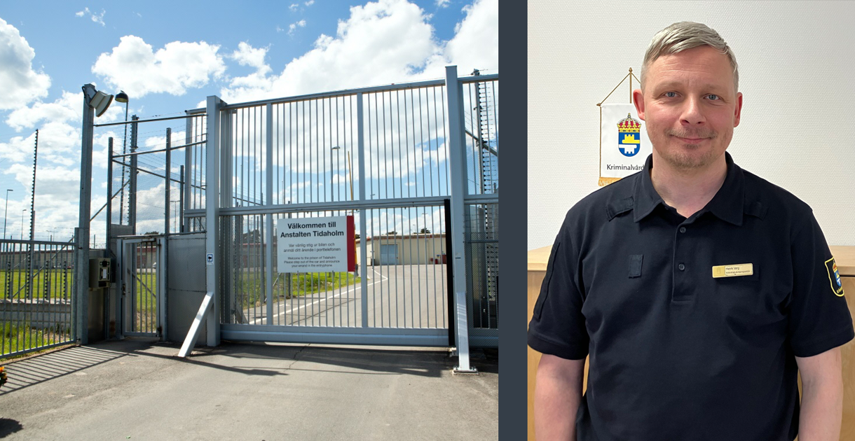 Tf. kriminalvårdschef Henrik Vang hittade hem i Tidaholm